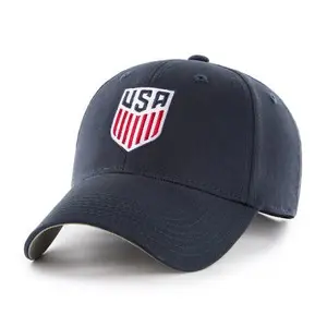 TWINS ENTERPRISE United States Soccer Basic Adjustable Cap - Black