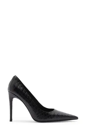 Jeffrey Campbell Good Luck Pump - Black Snake