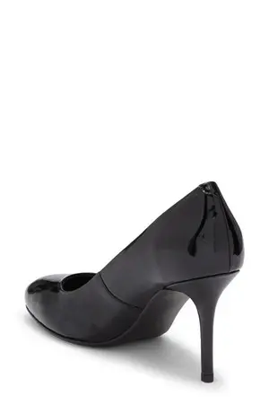 Jeffrey Campbell Round-toe Pumps - Black Crinkle Patent