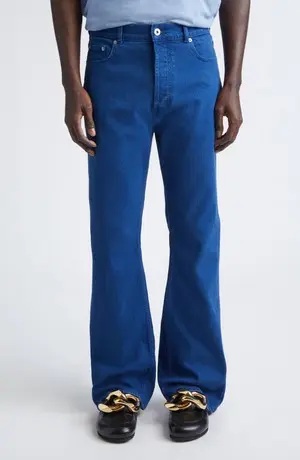 JW Anderson Bootcut Jeans - Bright Blue
