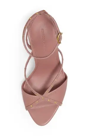 Rebecca Minkoff Studded Ankle Strap Sandals - Romance