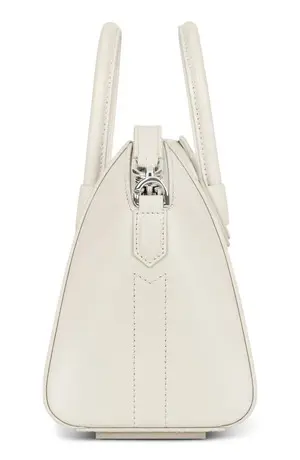 Givenchy Mini Antigona Leather Satchel - Ivory