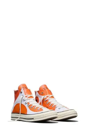 CONVERSE X Marc Jacobs Chuck Taylor All Star High-top Sneakers - White/black/mandarin Orange