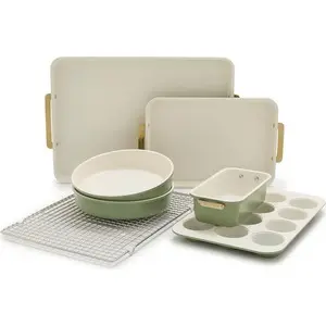 GREENPAN Reserve 7-piece Bakeware Set - Sage
