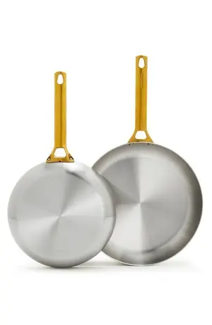 GREENPAN Reserve Set Of 2 Frying Pans - Stainless Steel