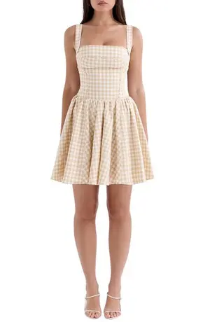 House Of Cb Isadora Mini Dress - Gingerbread