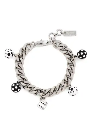 Marc Jacobs Dice Charm Bracelet - Silver/multi
