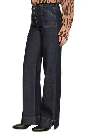 Sanctuary Elara Slim Wide Leg Jeans
