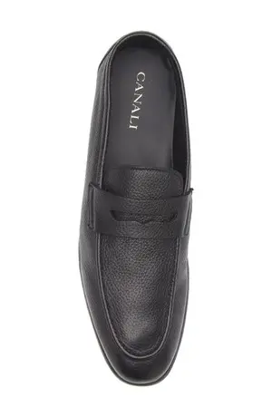 Canali Leather Penny Loafer