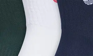 Adidas 3-pack Trefoil Performance Crew Socks - Green Ivy/white/night Indigo