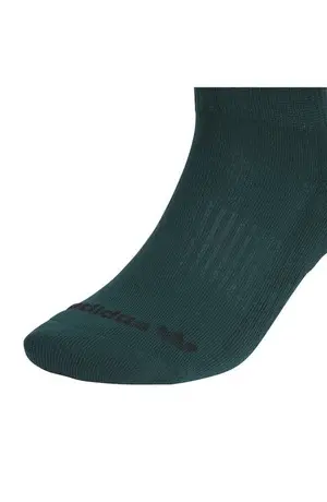 Adidas Assorted Trefoil Performance Crew Socks 3 Pack - Green Ivy/white/night Indigo