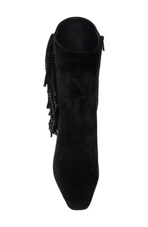 Paige Aya Kitten Heel Boot - Black/studded