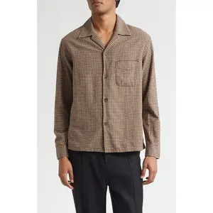 Our Legacy Heusen Microcheck Flannel Button-up Shirt - Endino Flannel Check