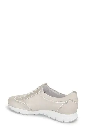 Mephisto Yael Soft-air Sneaker - Light Grey/white Smooth