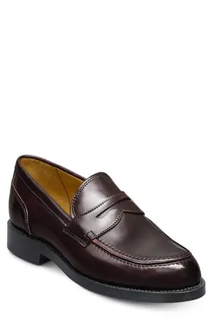 Allen Edmonds Leather Penny Loafer - Burgundy
