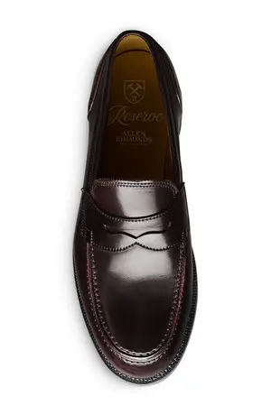 Allen Edmonds Leather Penny Loafer - Burgundy