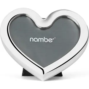NAMBE Heart Frame Ornament - Silver