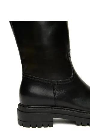 NEROGIARDINI Over-the-knee Lug Sole Boots