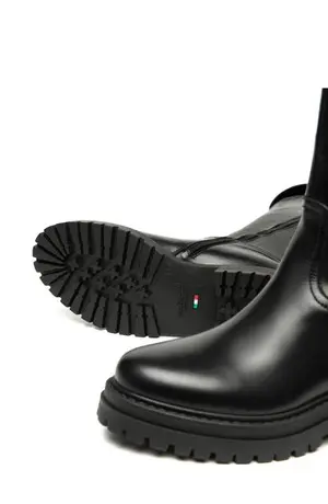 NEROGIARDINI Over-the-knee Lug Sole Boots