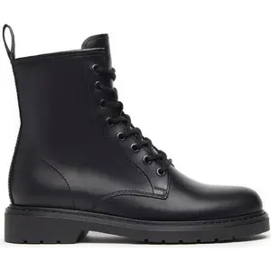 NEROGIARDINI Faux-fur Lined Combat Boots