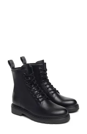 NEROGIARDINI Faux-fur Lined Combat Boots