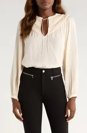 Paige Notch Neck Blouses