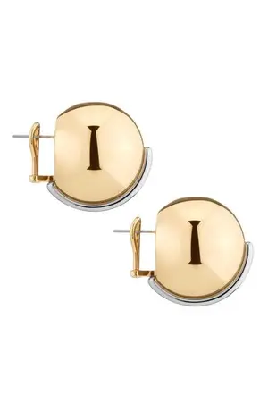 Demarson Jane Two-tone Oversize Stud Earrings