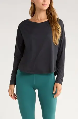 Zella Crewneck Performance Tops For Women