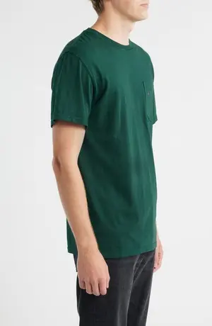 NOAH Core Logo Pocket T-shirt - Dark Green