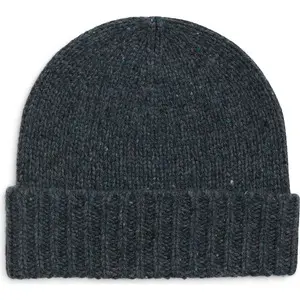 Johnstons Of Elgin Donegal Cashmere Beanie - Storm Donegal
