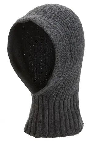 Johnstons Of Elgin Cashmere And Silk Snood - Charcoal