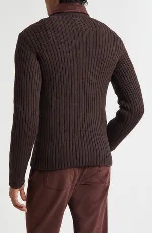 Dolce & Gabbana Wool Rib Crewneck Sweater