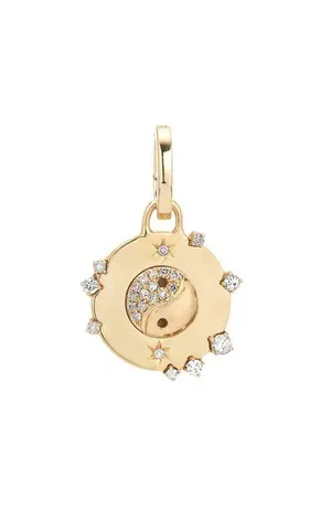 Adina Reyter Adina Reyter Diamond Zodiac Charm 14k Yellow Goldemini