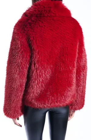 AZALEA WANG Simona Faux Fur Coat