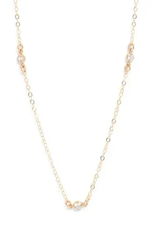 SET & STONES Birthstone Station Necklace