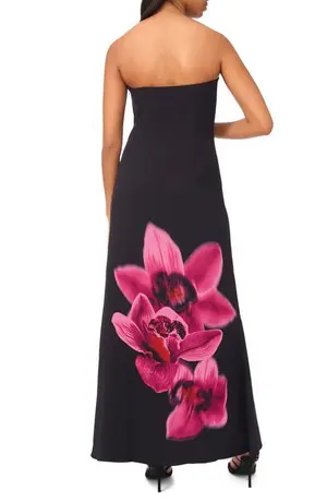 CECE DUPRAZ Strapless Maxi Dress