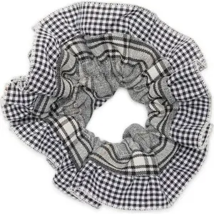 L. Erickson Soren Scrunchie - Black/white