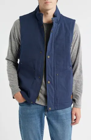 Pendleton Canvas Vest - Navy