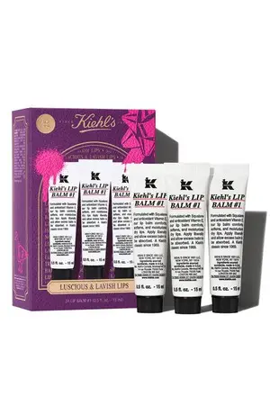 KIEHL'S SINCE 1851 Luscious & Lavish Lips Set $42 Value - No Color