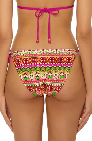 BECCA By Rebecca Virtue Moroccan Print Bikini Bottom
