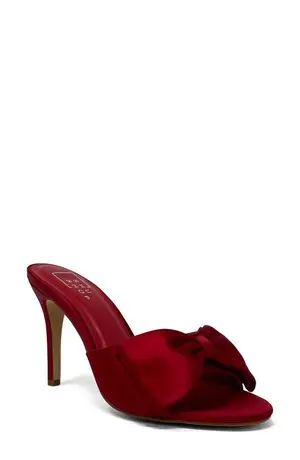 SHU SHOP Elena Stiletto Heel Sandal - Red