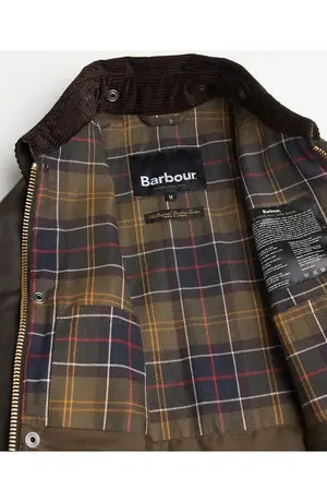 Barbour Spey Waxed Cotton Jacket - Olive