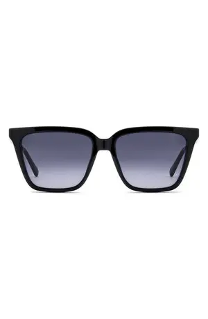 Fossil 56mm Square Frame Sunglasses - Black