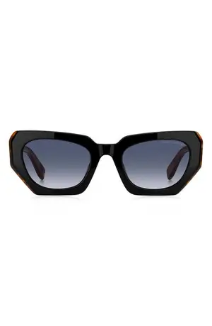 Marc Jacobs 52mm Geometric Sunglasses - Black Havana