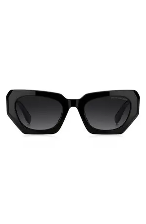 Marc Jacobs 52mm Geometric Sunglasses - Black