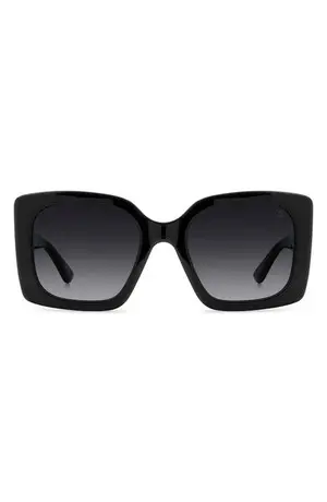 STUART WEITZMAN 53mm Square Sunglasses - Black