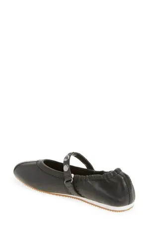 Steve Madden Anaya Mary Jane Flat - Black Leather