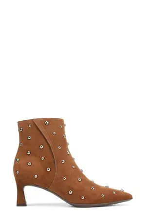 Naturalizer Deesha Stud Bootie - Dark Chestnut Brown