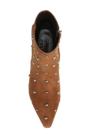 Naturalizer Deesha Stud Bootie - Dark Chestnut Brown