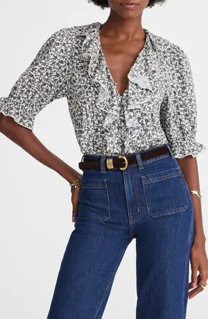 Madewell Printed Blouses